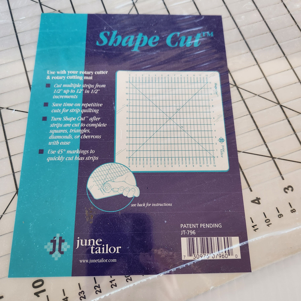 June Tailor Shape Cut Slot Ruler-Acrylic Cutting Tool JT796 For ...