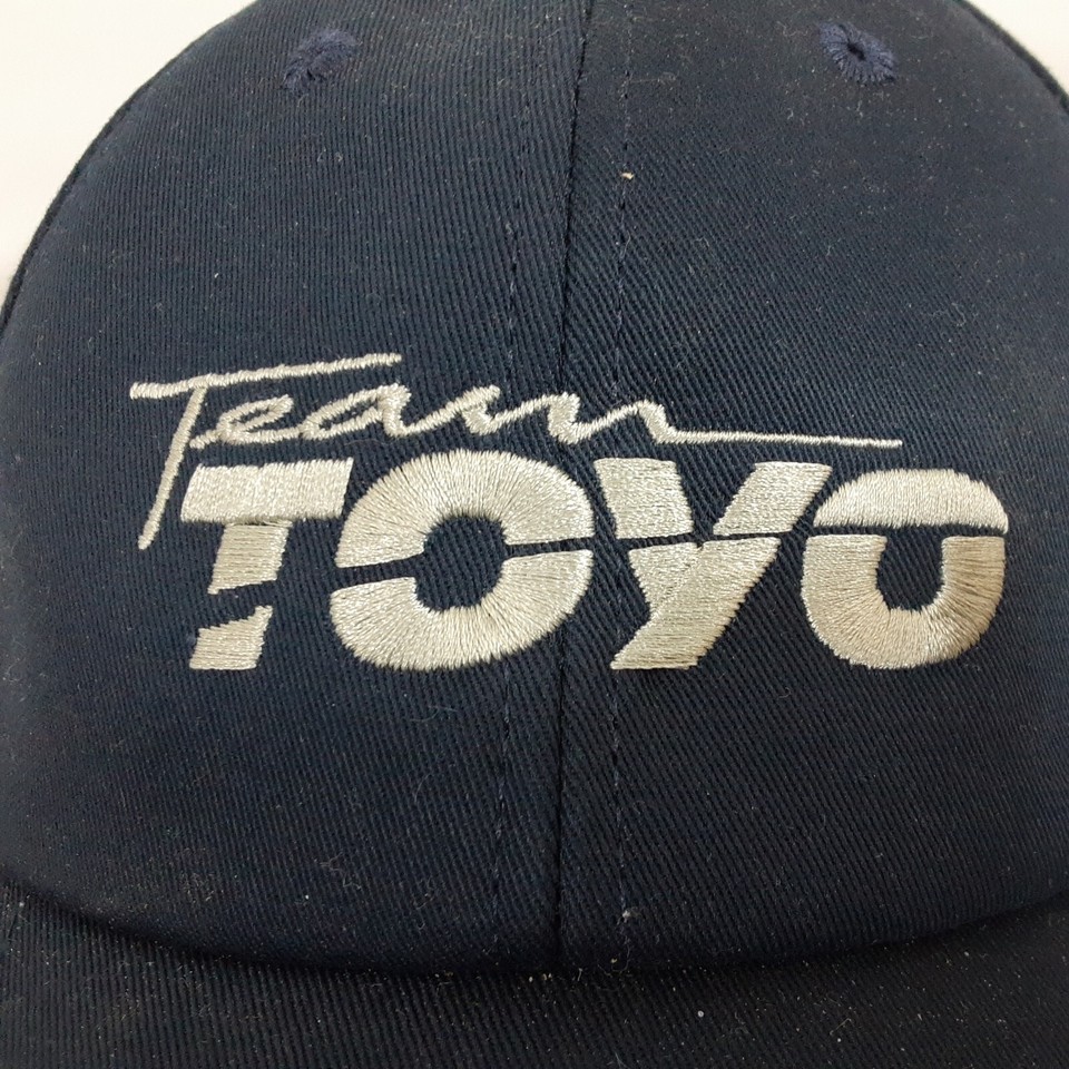 Team TOYO Mens Blue Gray Ball Cap Hat Snapback OSFA K Products | eBay