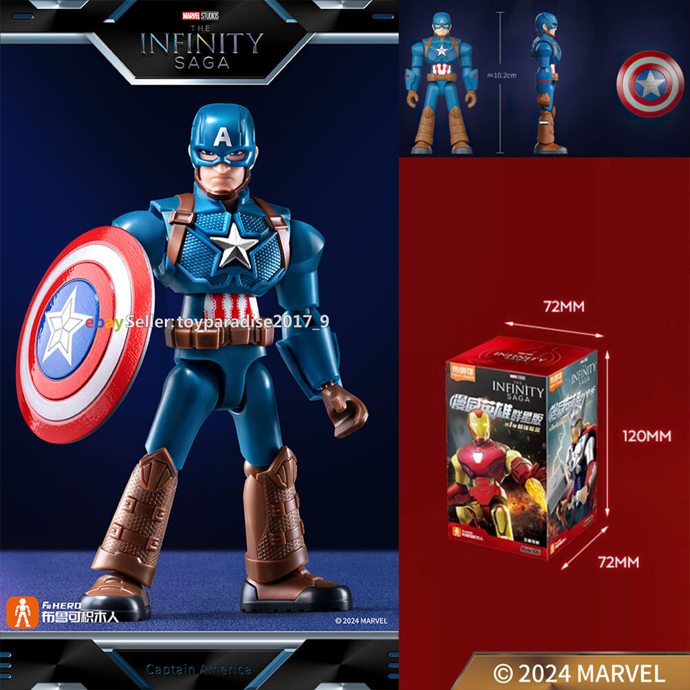 Marvel Infinity Saga Avengers 4" Action Figure Blind Box Figure Model ...