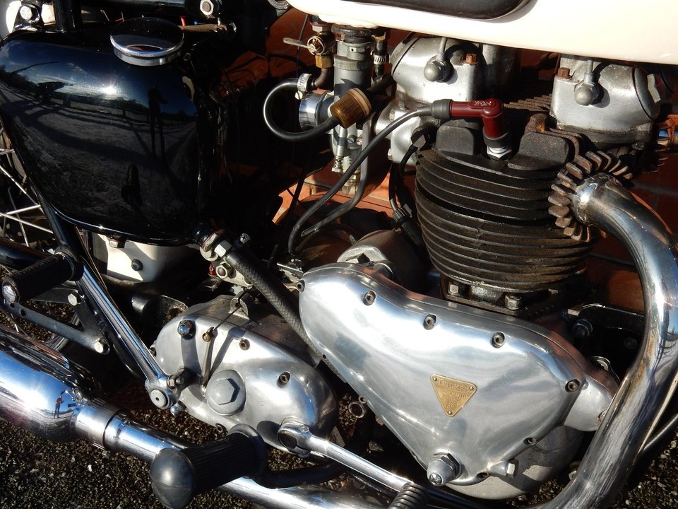 Triumph T110 650cc 1958 V5C & Green Log Book - 686 XWE | eBay UK