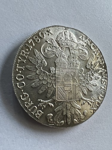 Silbermünze Maria Theresia DG BURG GO TYR 1780 ARCHID AVST DUX SF ...