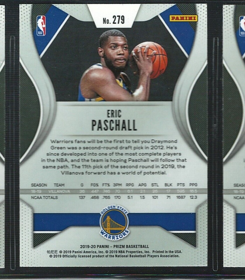 2019-20 Prizm Basketball #279 Eric Paschall | eBay