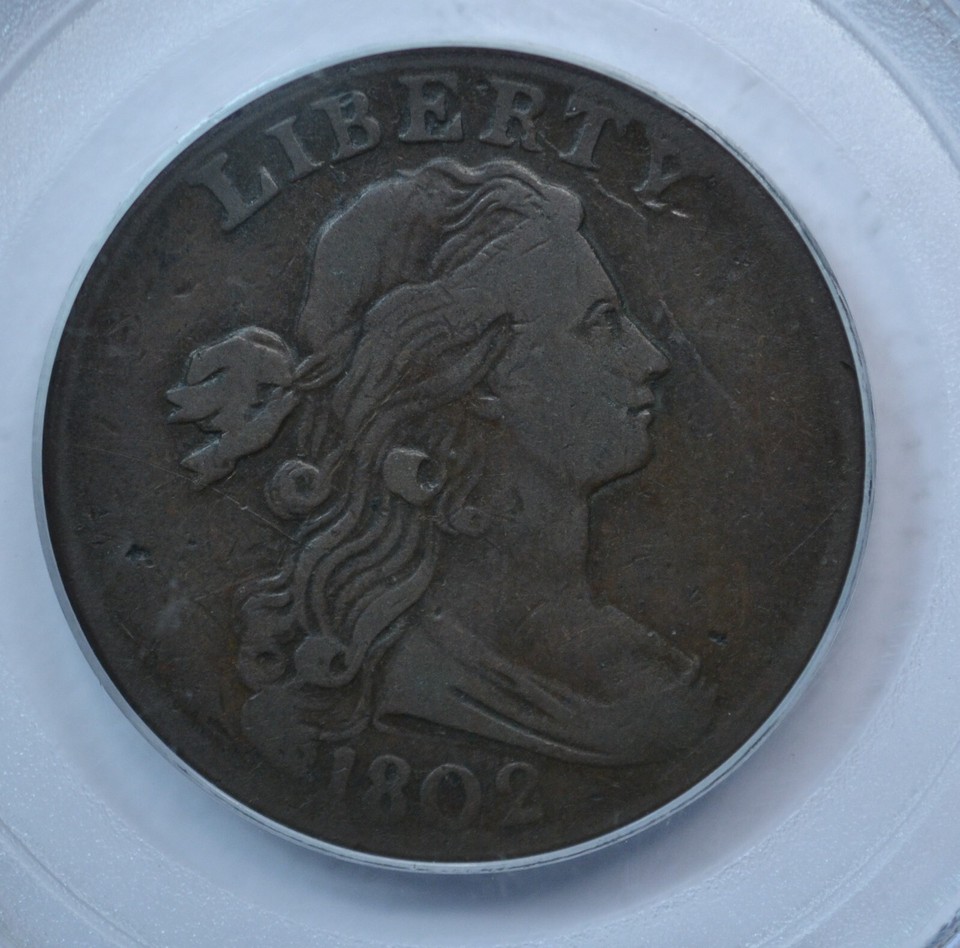 1802 Draped Bust large cent, PCGS VF20 | eBay