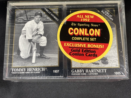 Vintage 1992 The Sporting News Conlon Collection MLB Baseball Factory ...