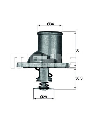 MAHLE Engine Thermostat For DAEWOO Espero OPEL Ascona C VAUXHALL 82-04 ...