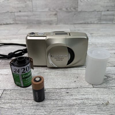 Vintage Olympus Stylus 140 Zoom 35mm Quartz Date Point and Shoot Film ...