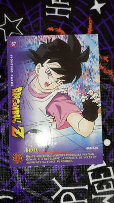 Carte Dragon Ball Z Fighting Cards n° 87 Dbz Panini Videl Bidel | eBay