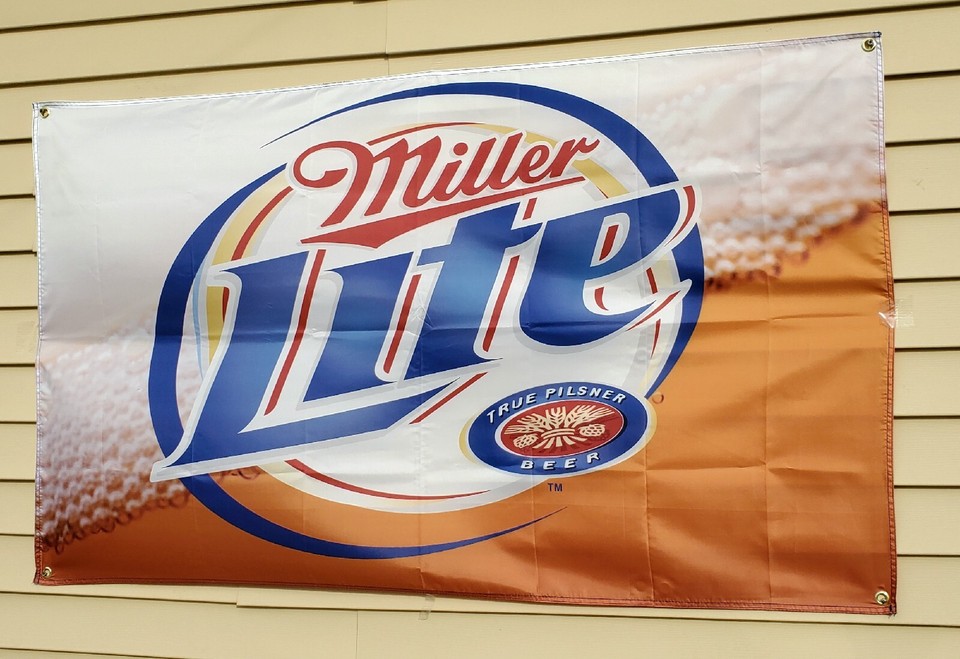 Mil**r Li*e True Pilsner 3x5 Flag Banner 100D Polyester Brand New | eBay