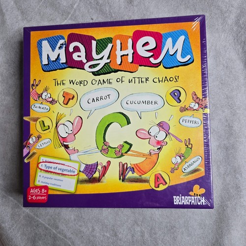 Mayhem The Word Game of Utter Chaos New Factory Sealed Board Game ...