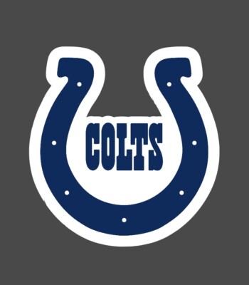 INDIANAPOLIS COLTS Logo Sticker Bat Stickers Car NFL Football Decal | eBay