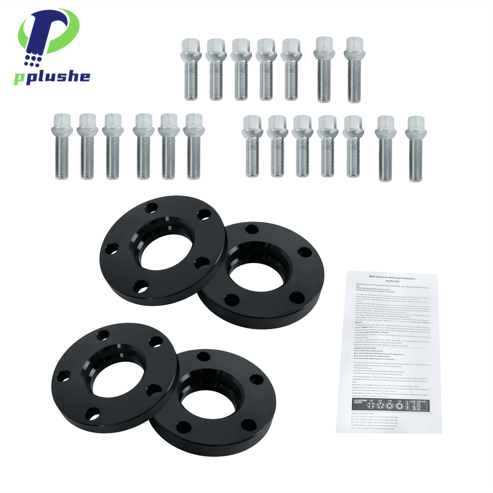 For Audi A5 2x15mm/2x20mm Alloy Hubcentric Wheel Spacers & Bolts 66.6mm ...