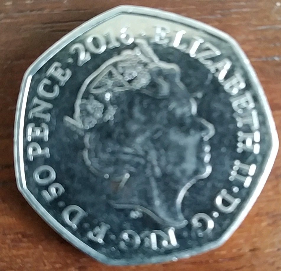 Peter Rabbit 50p Coin 2016 Half Whisker Beatrix Potter The Tale, RARE ...