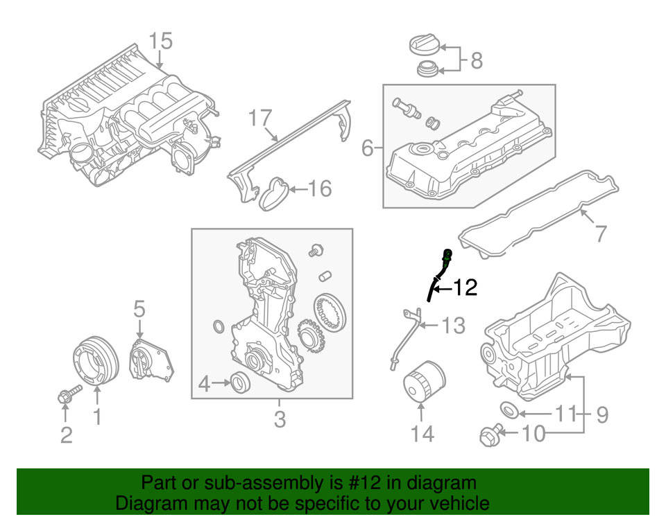 Genuine Nissan Dipstick 11140-EA00A | eBay