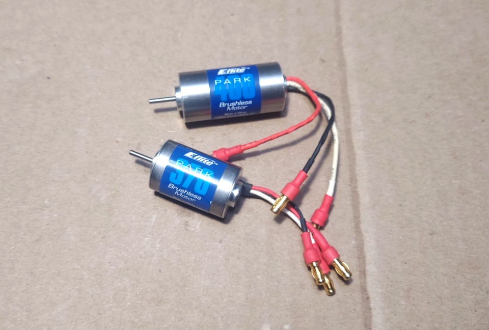 E-Flite EFLM1000 2 Park 370 & 400 Brushless Motors Lot 4200Kv For RC ...