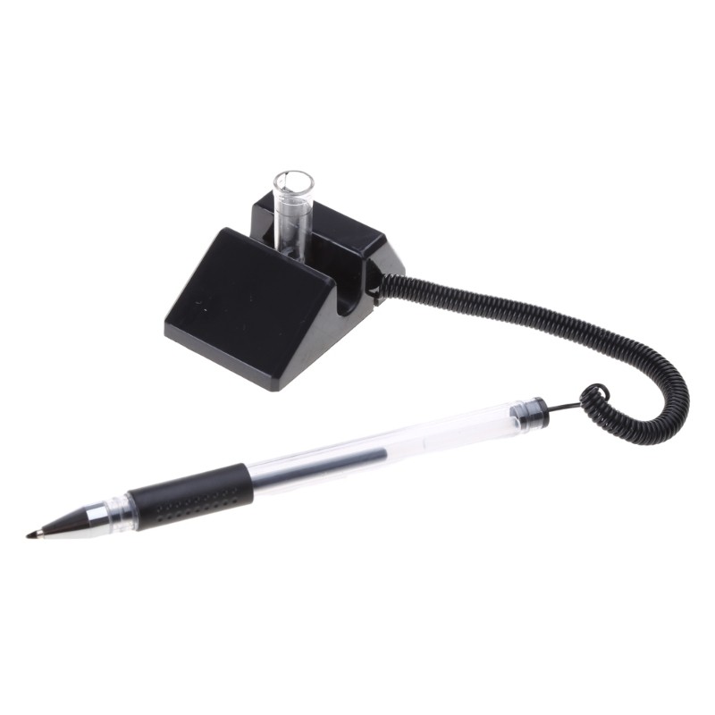 Desktop 0.5mm Secure Counter Pens Pack of 6 with Adhesive Chain ...