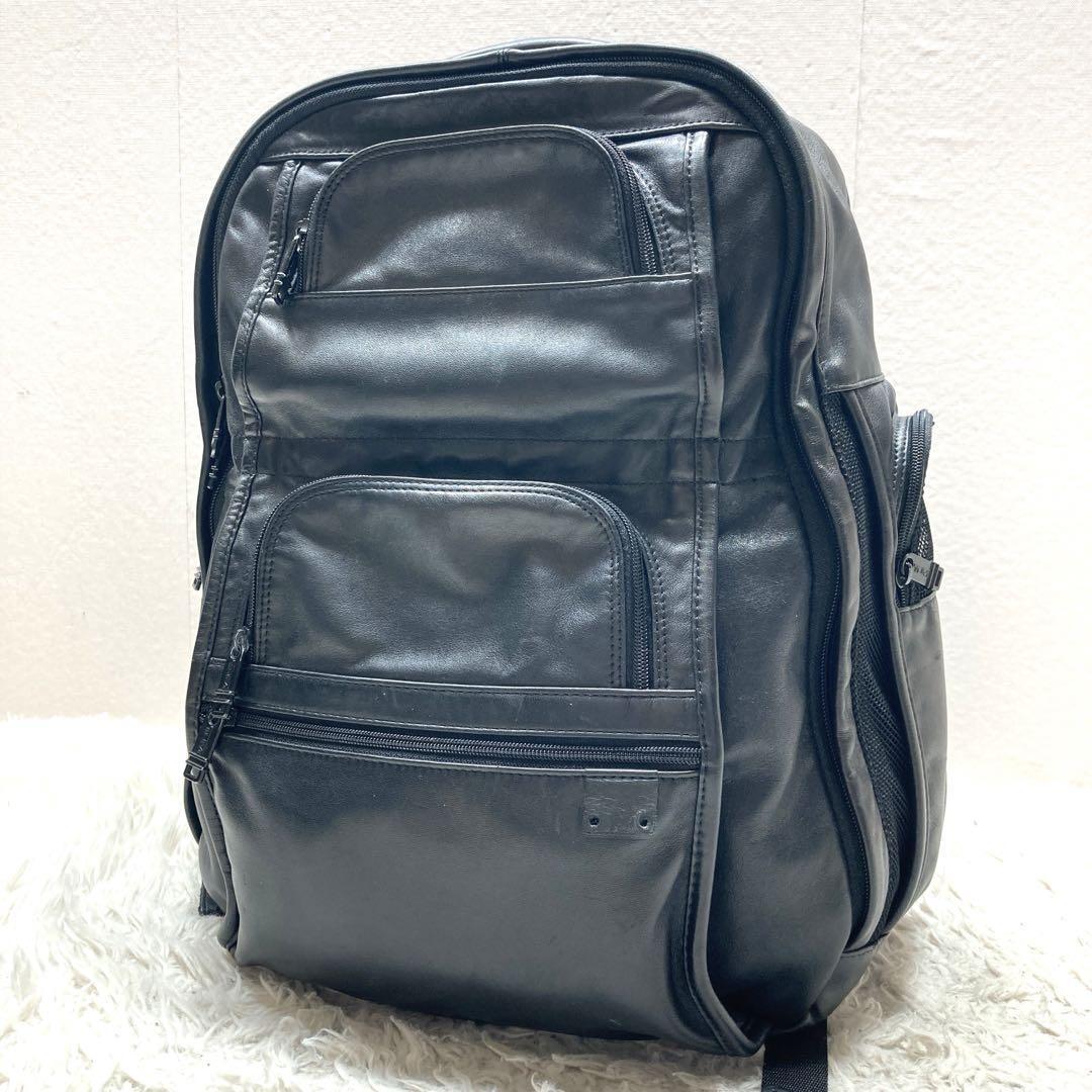 TUMI Rucksack A4 Size Nappa Leather Large Capacity B… - Gem