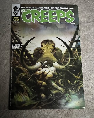 Creeps Magazine Frazetta poster #29 April 2021 12x18 | eBay