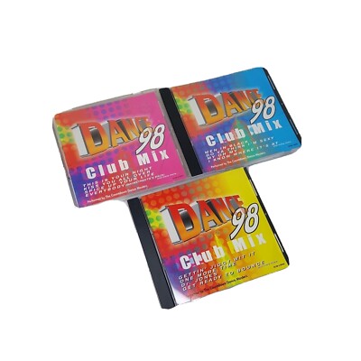 Lot of 3 Dance 98 Club Mix CD's DCM-2-8005 8006 8007 | eBay
