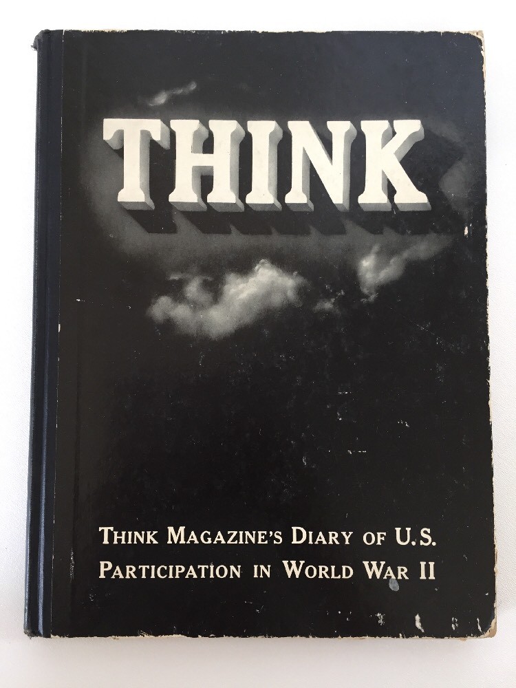 Think Magazines Diary of US Participation in World War II Book IBM | eBay
