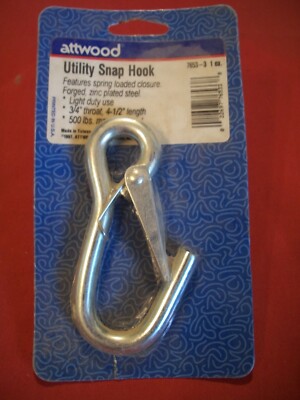 Attwood Nautical Utility Snap Hook #7653-3, NOS | eBay