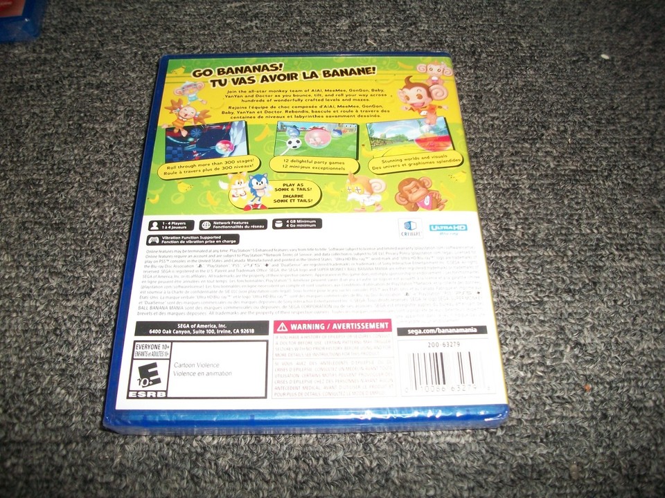 PS5 Super Monkey Ball Banana Mania New Factory Sealed Playstation 5 | eBay