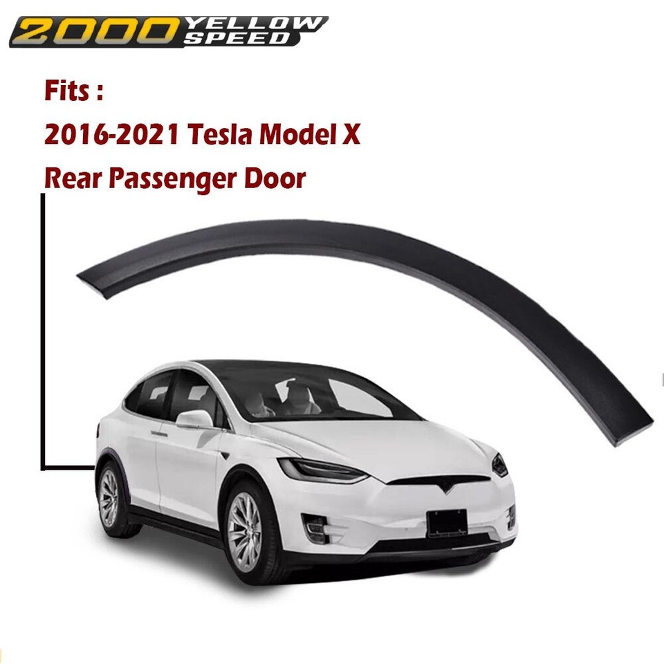 Fit For 2016-2021 Tesla Model X Wheel Well Arch Molding Rear Right ...