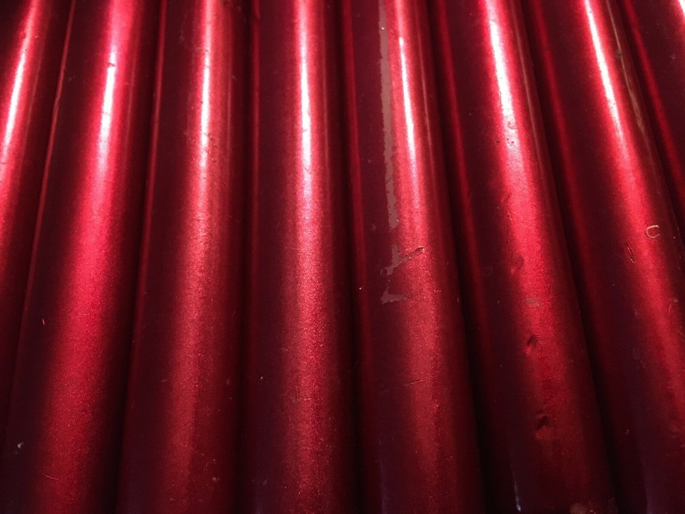 Ten Metallic Red Tapers- 7" tall | eBay