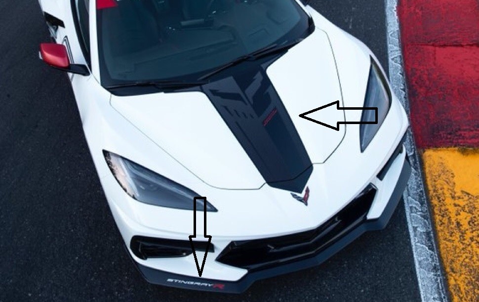 2020-2022 C8 Corvette GM Jake Logo Stingray R Graphics Package Decals ...