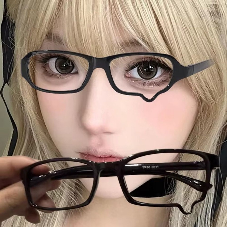 Y2K Aesthetic Unisex Eyeglass Frame Dripping Tears Glasses Halloween ...