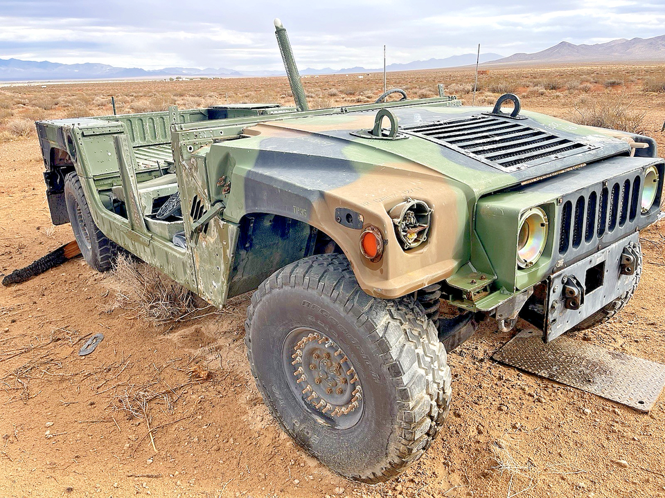 HUMMER HUMVEE CHASSIS HMMWV M1165A 6.5 TURBO DIESEL ***near Las Vegas ...