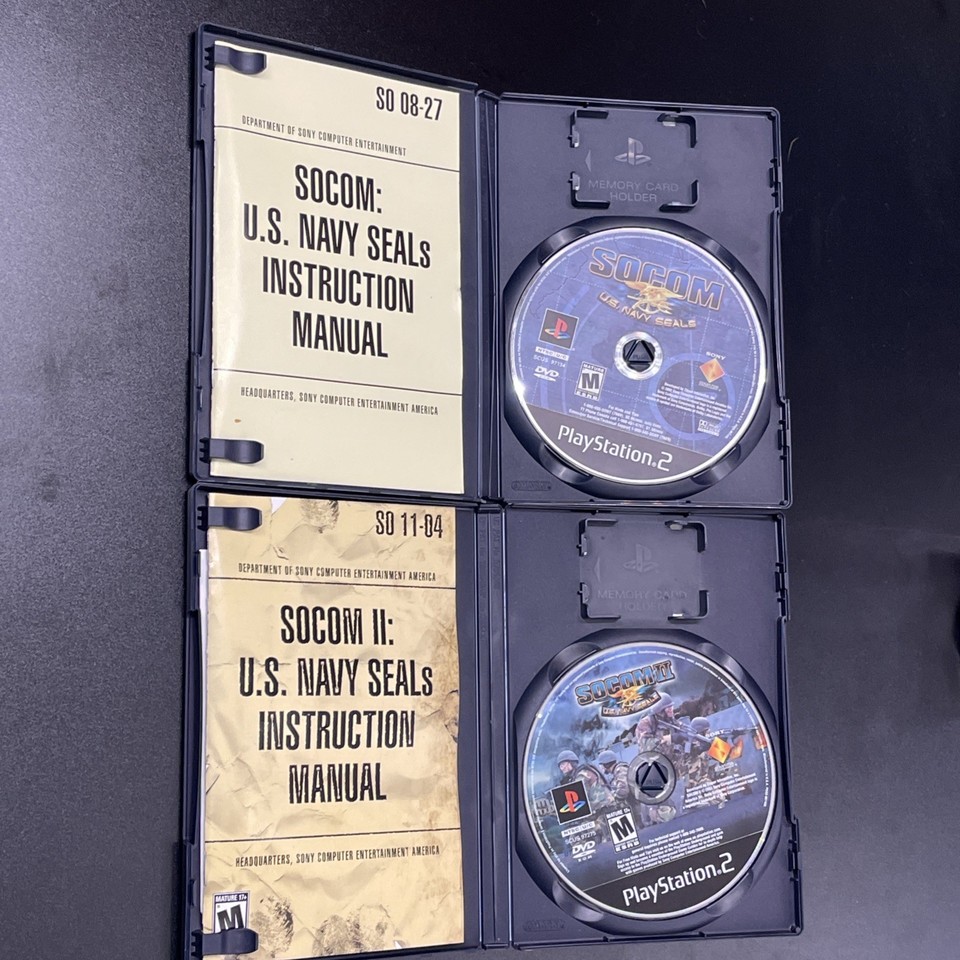 SOCOM & SOCOM II US Navy Seals CIB Sony PlayStation 2 | eBay