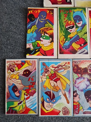 Menko Trading Card Lot Batman and Robin DC Comics Japan Superman | eBay
