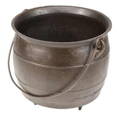 Vintage Early No 7 Cast Iron 3-Leg Gypsy Kettle c1880s | eBay