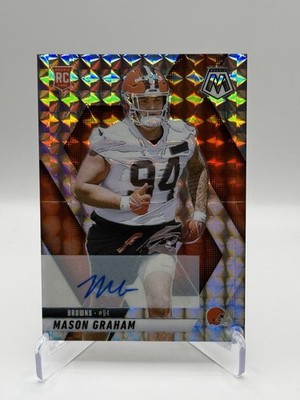 2025 Panini Mosaic - Mason Graham Rookie Autograph Silver Mosaic #311 ...