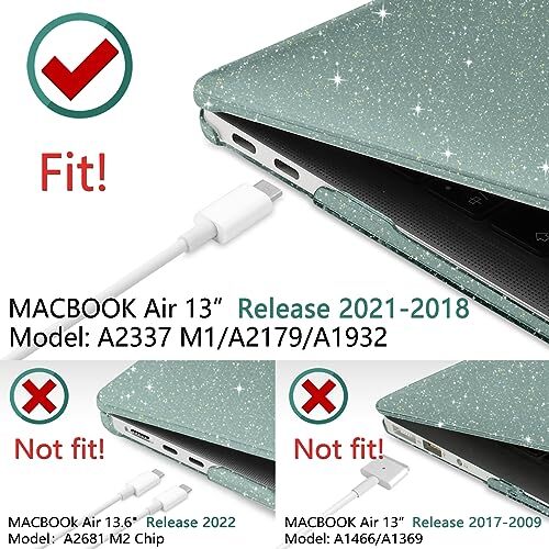 for MacBook Air 13 Inch Case 2021-2018 Release M1 A2337 A2179 A1932 ...
