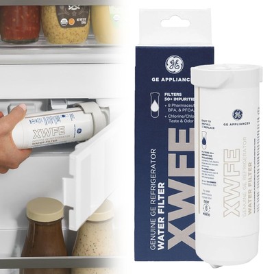 2-Pack GE XWFE Refrigerator Water Filter Replacement Every 6 Months NO ...