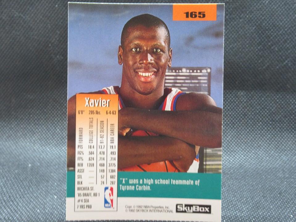 1992-93 SkyBox Xavier McDaniel New York Knicks #165 | eBay
