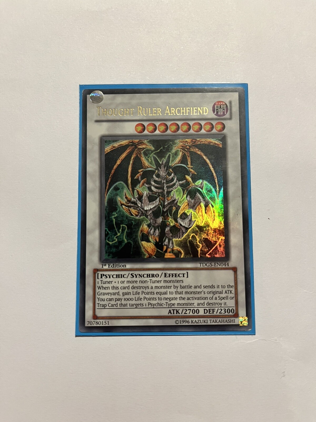 BROL-EN070 Thought Ruler Archfiend | 1st Edition Ultra Rare YuGiOh ...