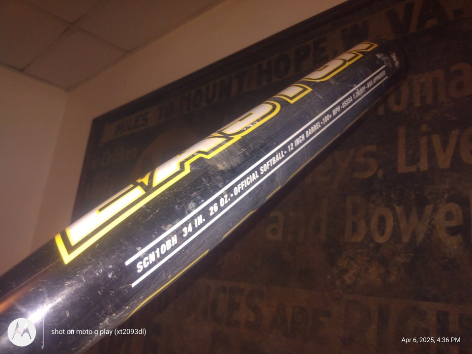 EASTON SYNERGY power CNT SCN10BH 26 oz PLUS Slowpitch Softball BUMBLE ...