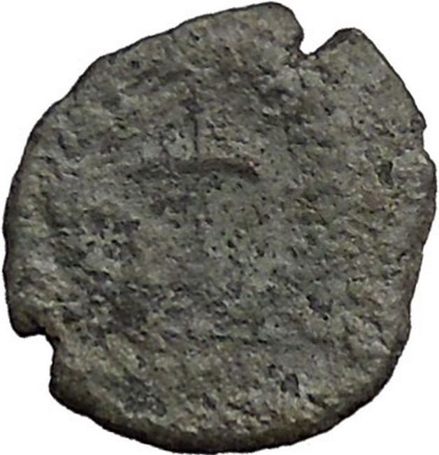 THEODOSIUS II 425AD Ancient Roman Coin Cross within wreath of success ...