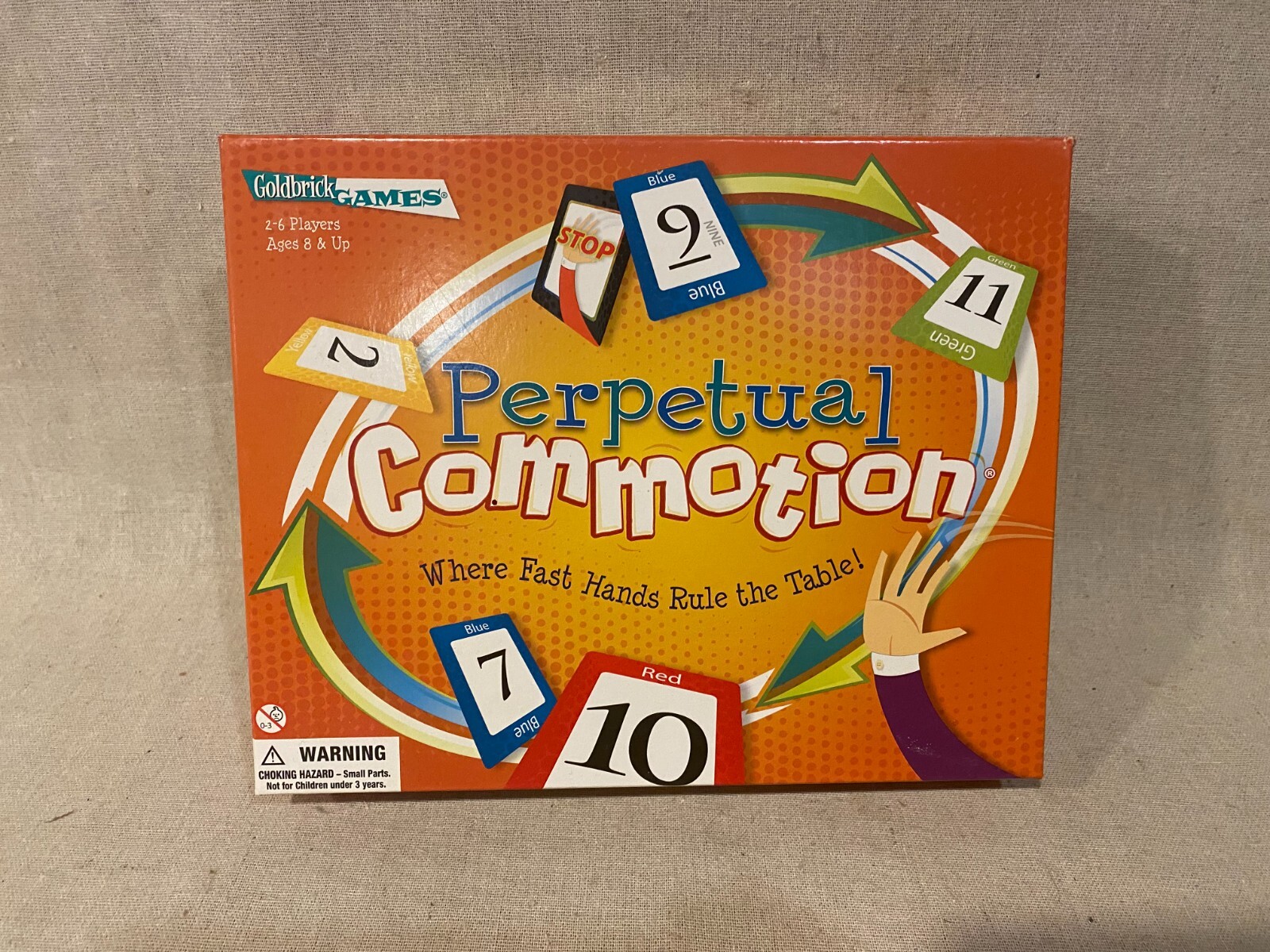 Goldbrick Games 2012 Perpetual Commotion Card Game Ages 8+ Fun | eBay