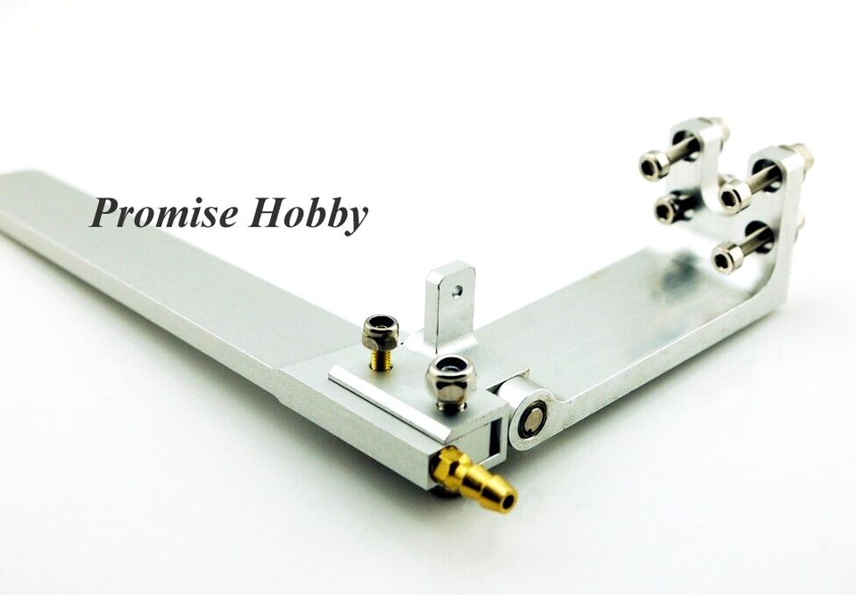 135mm Blade Aluminum Rudder w/ Water Pickup for Electric Nitro Gas RC ...