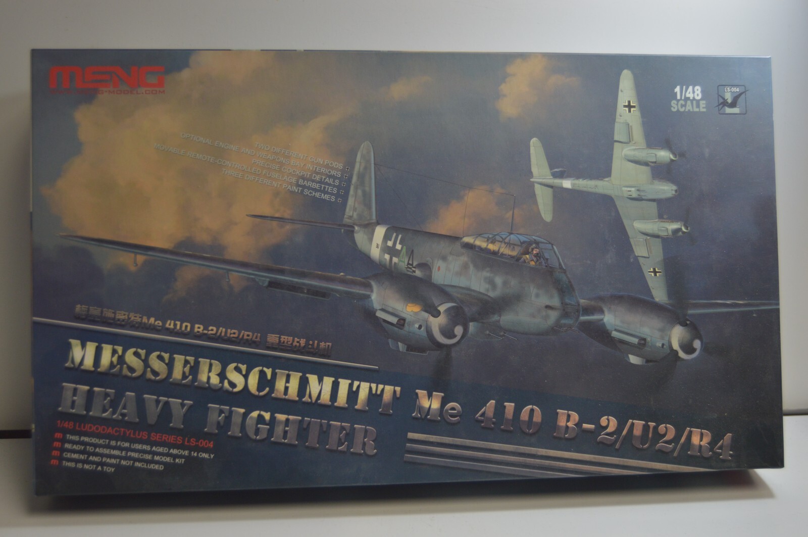 Meng German Messerschmitt ME-410B-2/U2/R4 Heavy Fighter 1:48 Scale No ...
