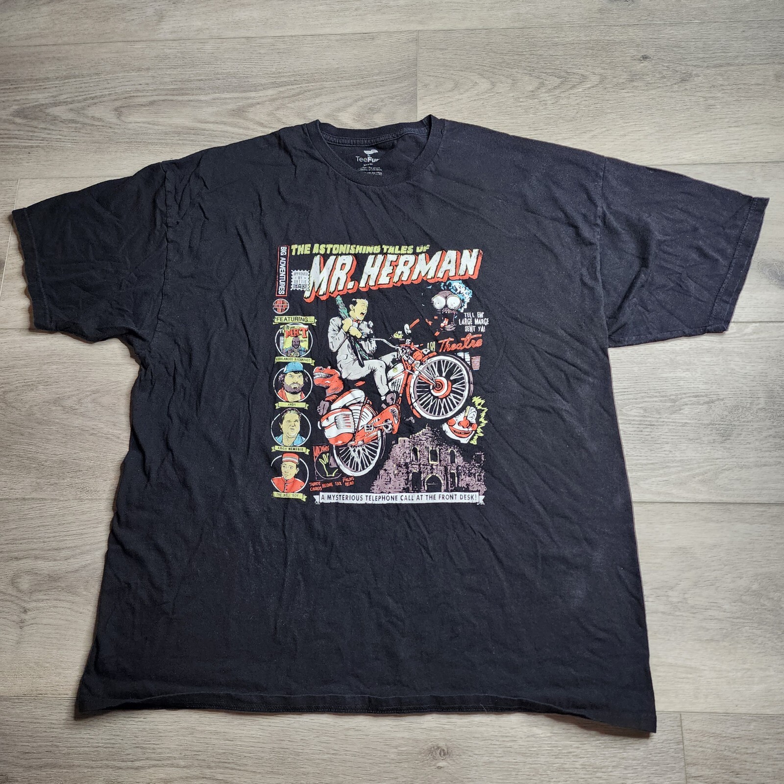Pee Wee Herman The Astonishing Tales of MR Herman Graphic T Shirt 2XL ...