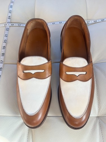 NWOB $595 Polo Ralph Lauren Size 9.5D Nubuck/Leather Singleton Penny ...