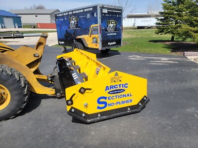 2023 Demo Unit 10.5' LD Arctic Sectional Snow Pusher Plow Skid Steer ...