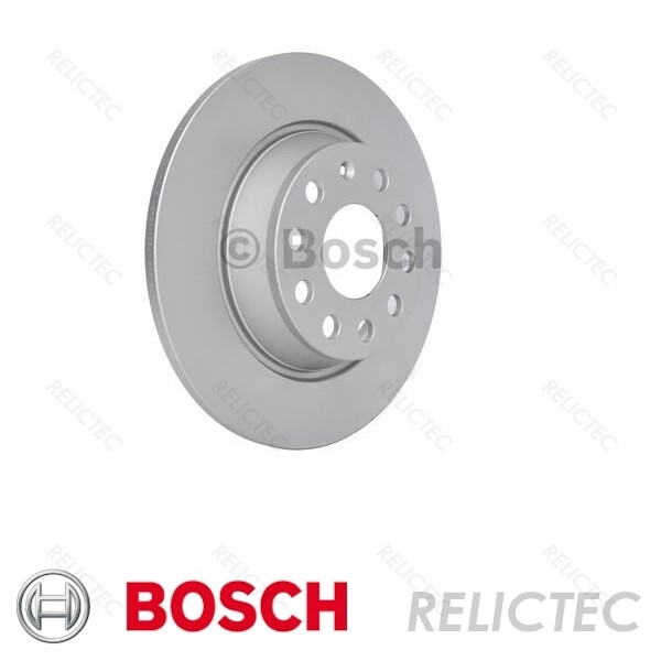 2x Bosch Rear Brake Disc Set SKODA VW AUDI Seat OEM 0986479B93 ...