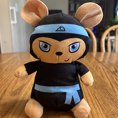 Cardinal Ninja Mouse Plush 8” Blue Eyes Toy Animal Shelf Sitter | eBay
