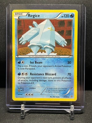 Regice 24/98 Rare Pokémon 2015 XY Ancient Origins - LP | eBay