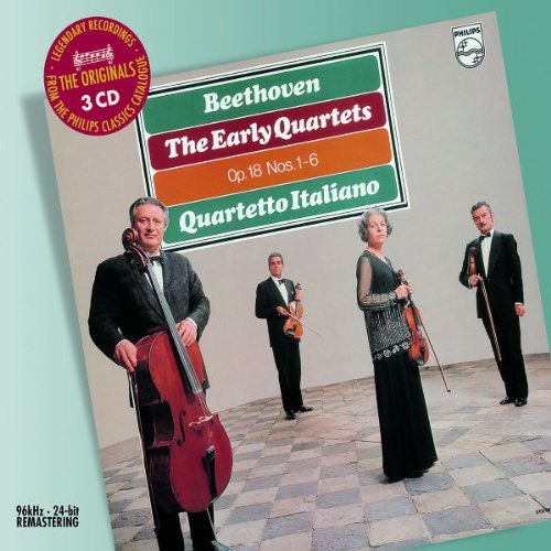QUARTETTO ITALIANO LUDWIG VAN BEETHOVEN - Early String Quartets - 3 CD NEW | eBay